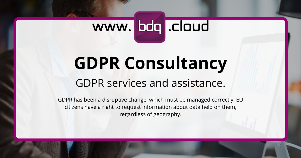 GDPR Consultancy | Services and assistance | BDQ